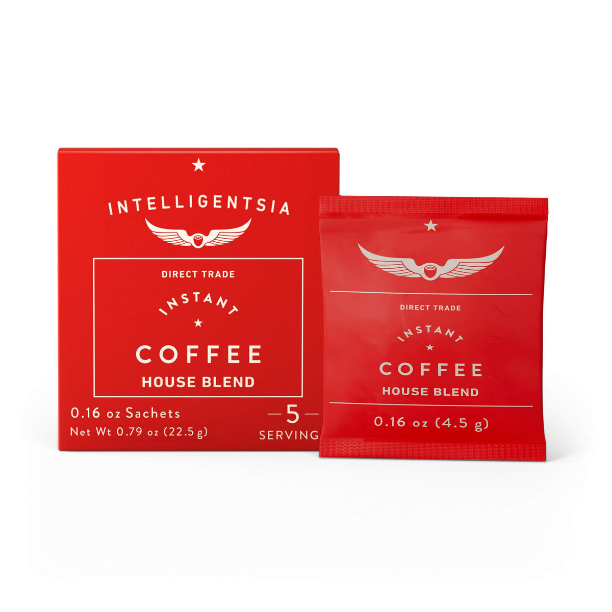Intelligentsia Coffee, Light Roast Instant Coffee - House Blend 5 Sing ...